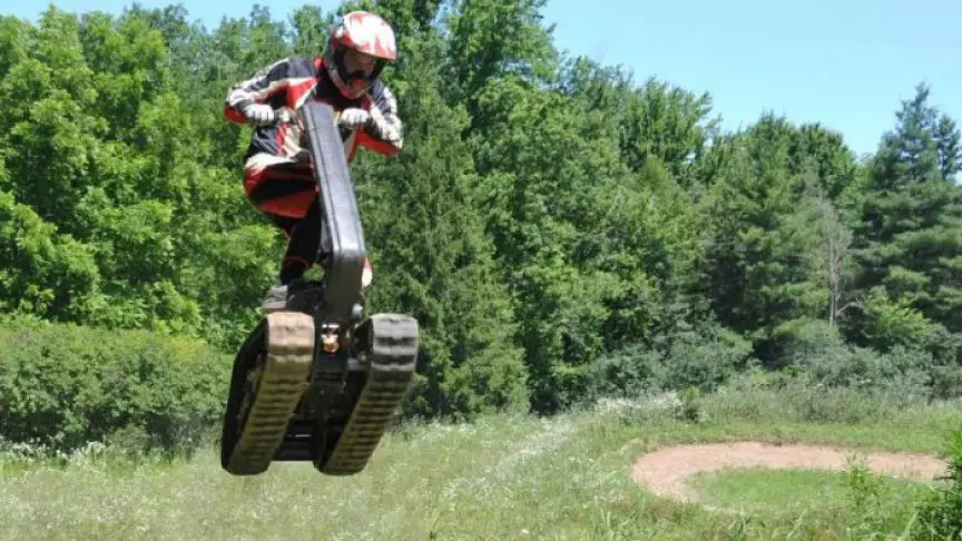 De DTV Shredder is een geheel nieuw soort terreinvoertuigen