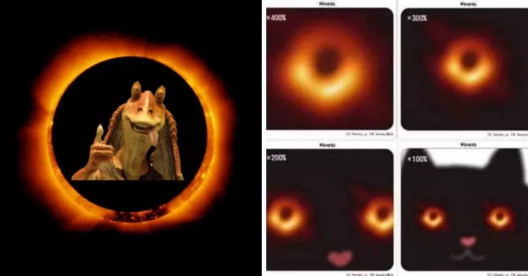 7 Memes Black Hole គួរឱ្យអស់សំណើចនៅលើប្រព័ន្ធផ្សព្វផ្សាយសង្គម