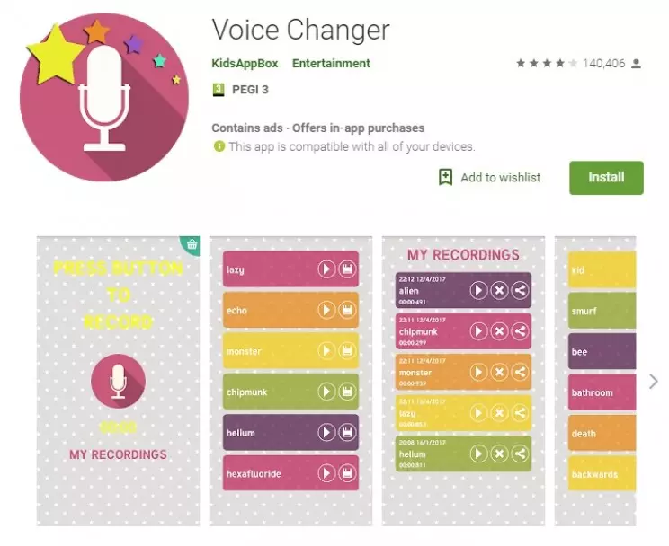 applications de changement de voix changeur de voix