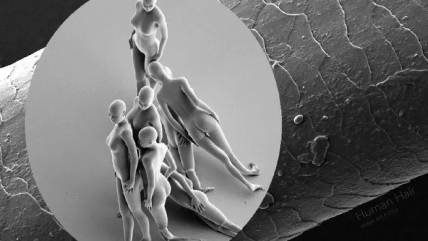 3-D Printed Nano-Sculptures yuav tshuab koj lub siab