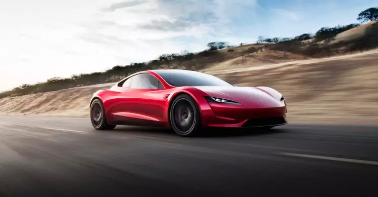 Tesla provoca seu próximo Roadster 2020 com um vídeo de aceleração de quebrar o pescoço