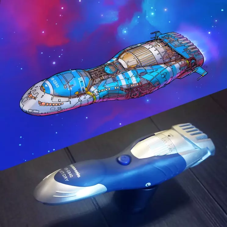 才能のあるアーティストは、日常のオブジェクトに触発された美しい宇宙船を描きます