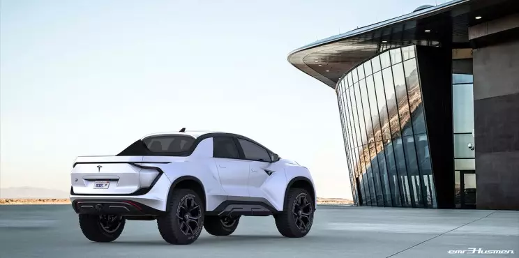 Tesla හි ඉදිරියට එන Blade Runner-inspired Pick-up Truck එක මේ වගේ වෙන්න පුළුවන්