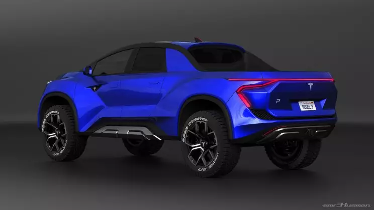 Tesla හි ඉදිරියට එන Blade Runner-Inspired Pick-up Truck එක මේ වගේ වෙන්න පුළුවන්