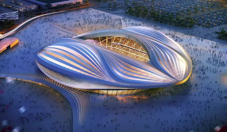 Le stade de la Coupe du monde du Qatar a été dévoilé et les gens l'appellent A