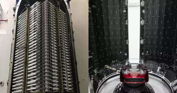 Elon Musk montre 60 satelit Starlink ki chaje nan Falcon Rocket