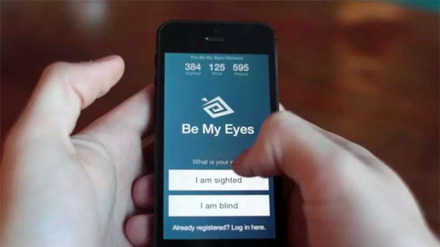 Die App „Be My Eyes“ ermöglicht es jedem, Blinden zu helfen