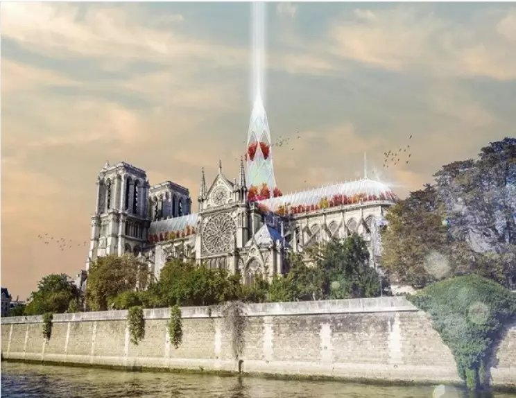 reconstructie heiligdom van de notre dame