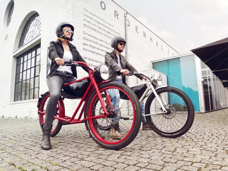 Motorman Electric Bike Teams Retro Styling mam modernen