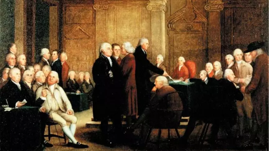 美国独立宣言的历史印刷和签署