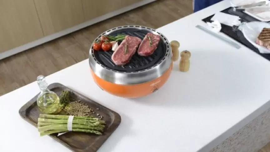 Der Homping Grill macht BBQs rauchfrei