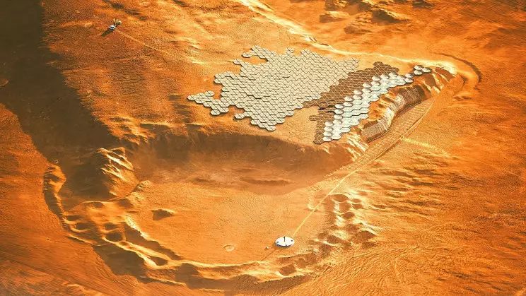 návrhy mesta Mars
