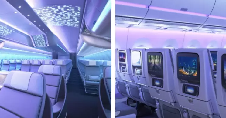 Airbus Yashyize ahagaragara Umwanya mushya wa Futuristic Imbere kuri A330