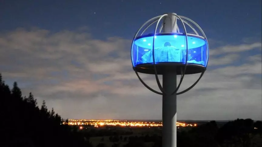 Un mancave elevat: The Skysphere