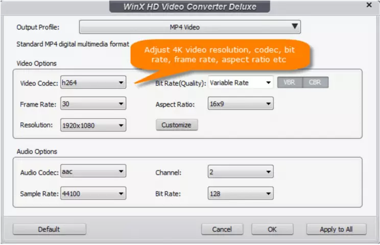 Ето как да преоразмерите видео от 4K до 1080P, без да губите качество