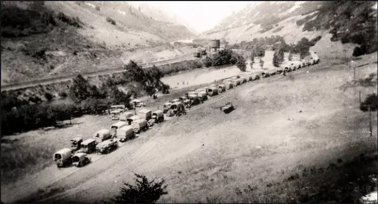 1919 Motor Transport Corps Convoy