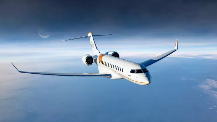Bombardier stellt seinen schnellsten Business Jet vor. Und es legt 9.200 Meilen zurück