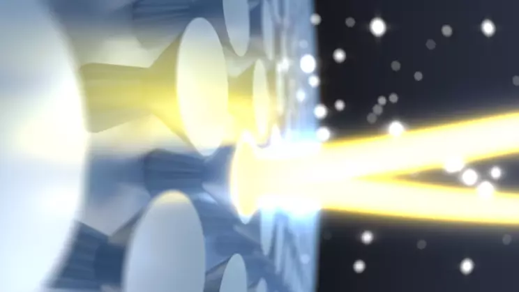 Một chiếc gương kim cương mới có thể chịu được chùm tia laser Hải quân 10 kilowatt