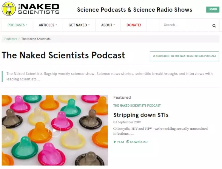 meilleurs podcasts scientifiques nus