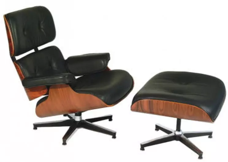 Eames Kursi lan Ottoman