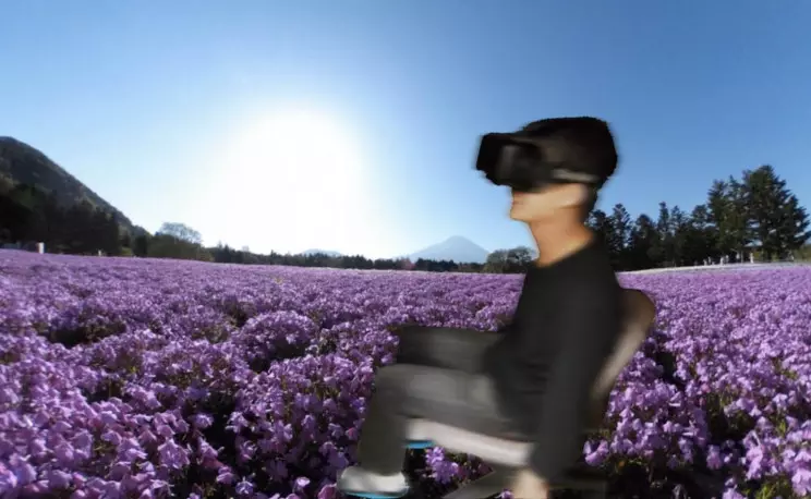 Att gå i ett fält av blommor skulle kunna vara möjligt med detta VR-system