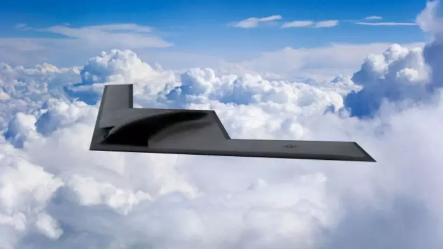 USA õhujõudude uusim vargpommitaja, mis teeb oma esimese lennu 2023. aastal