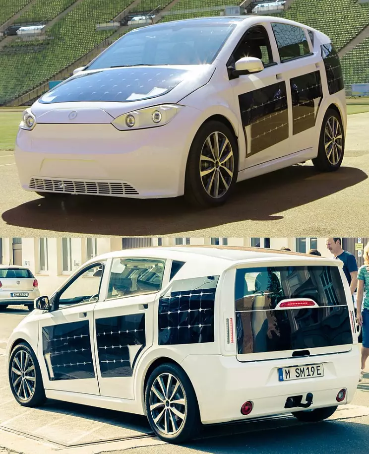 автомобили на солнечных батареях соло