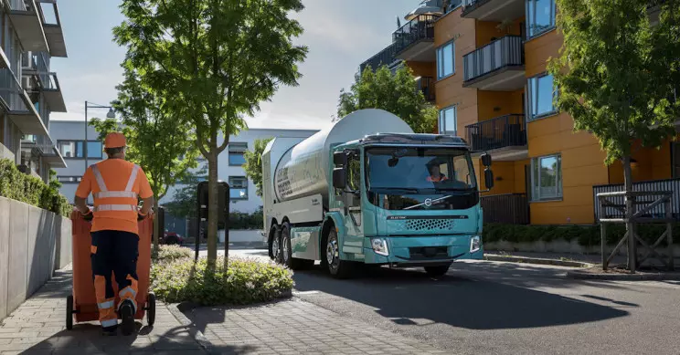 Volvo begin elektriese vragmotors vir stedelike vervoer verkoop