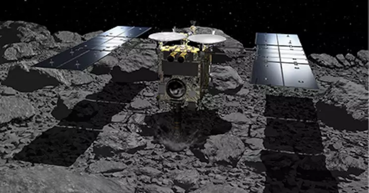 JAXA's Hayabusa2 begjint syn lange reis nei hûs, werom mei asteroïde-samples
