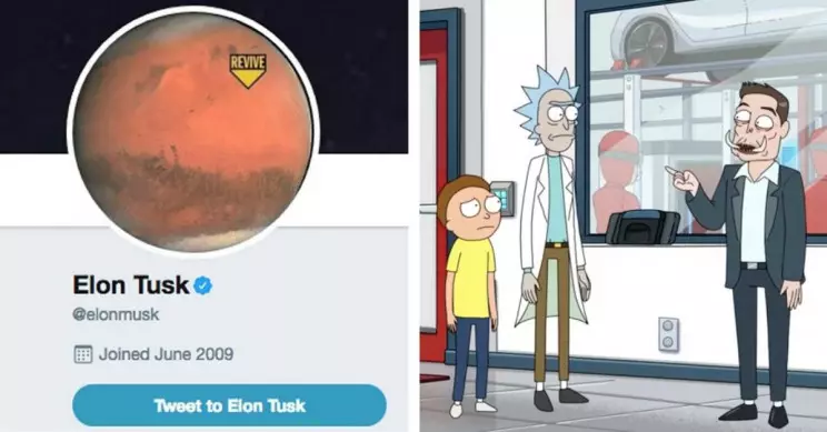 Les estranyes publicacions de Twitter "Elon Tusk" d'Elon Musk finalment s'expliquen a través de Rick i Morty Cameo