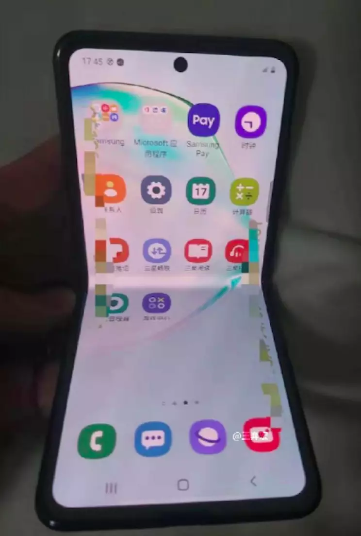 volgende Samsung opvouwbare smartphone lijkt misschien op dit clamshell-ontwerp