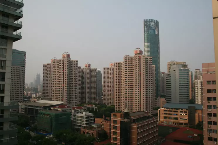 ciutats que s'enfonsen Xangai