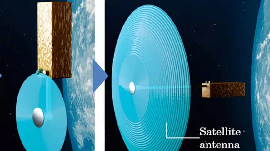 Peyk antenaları kosmosda 3D çap edilə bilər ki, buraxılış xərclərini kütləvi şəkildə azaltsın
