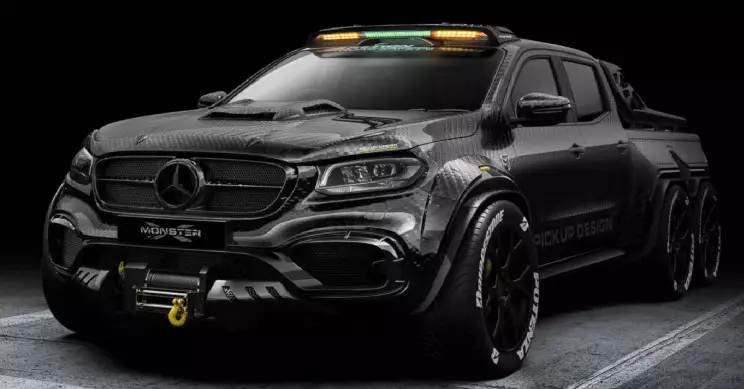 Mercedes-Benz X-Class EXY 6×6은 꿈의 픽업트럭입니다.