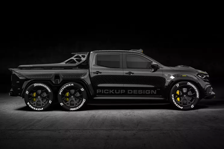 Mercedes-Benz X-Class EXY 6 × 6 Yog Tus Pickup Truck ntawm Koj Npau Suav