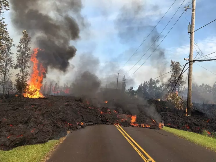 Kilauea lava