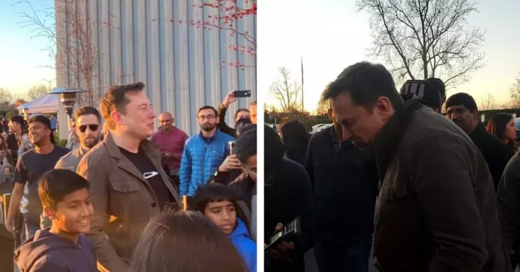 Santa Musk: Den Elon Musk huet getweet datt hien an der Tesla Fremont Factory op NYE geschafft huet fir Gefierer Liwwerung Ziler ze treffen