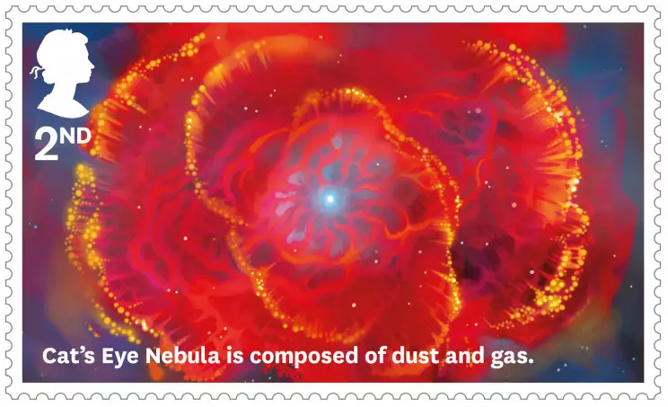 Kraljeva pošta izda 8 zvezdnih znamk za obletnico astronomske družbe