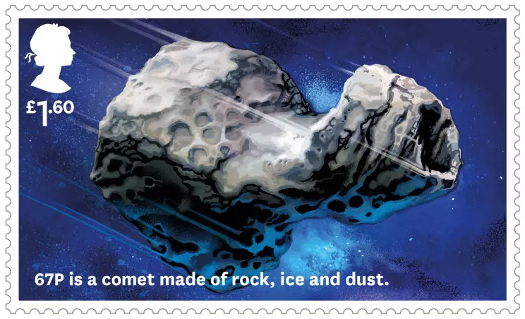 皇家郵政為天文學會周年發行 8 枚恆星郵票