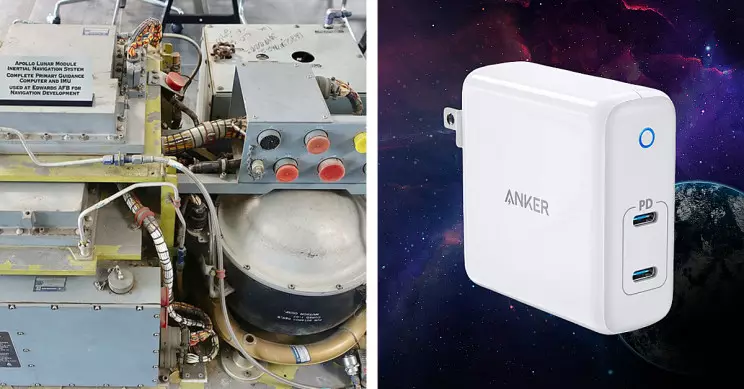 Pamekar Milarian Pangecas USB-C 563 Kali langkung Gancang tibatan Komputer Apollo 11