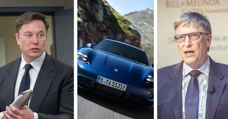 O Porsche eléctrico que causou unha carne multimillonaria entre Musk e Gates