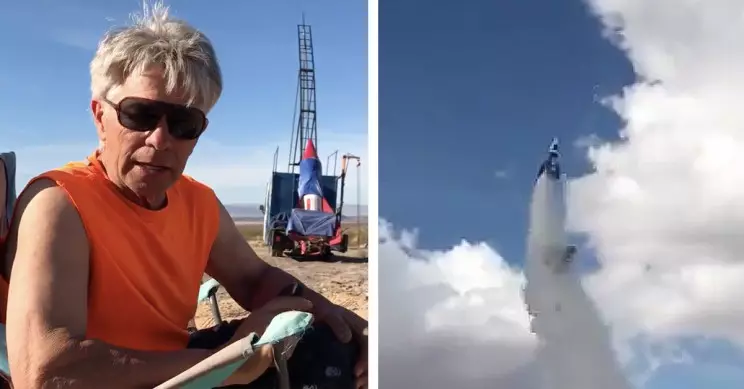 U-Flat-Earther “Mad Mike” Hughes Ushona ngemva kokufika kwe-Crash-Landing nge-Homemade Rocket