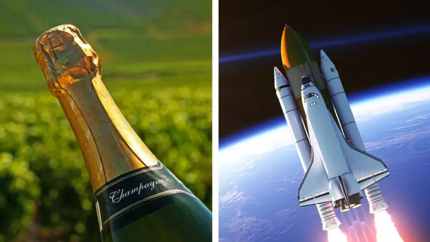 5 lietas, kas ir kopīgas šampanieša poppingam un raķešu zinātnei