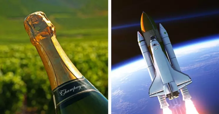5 vecí, ktoré majú spoločné praskanie šampanského a raketová veda