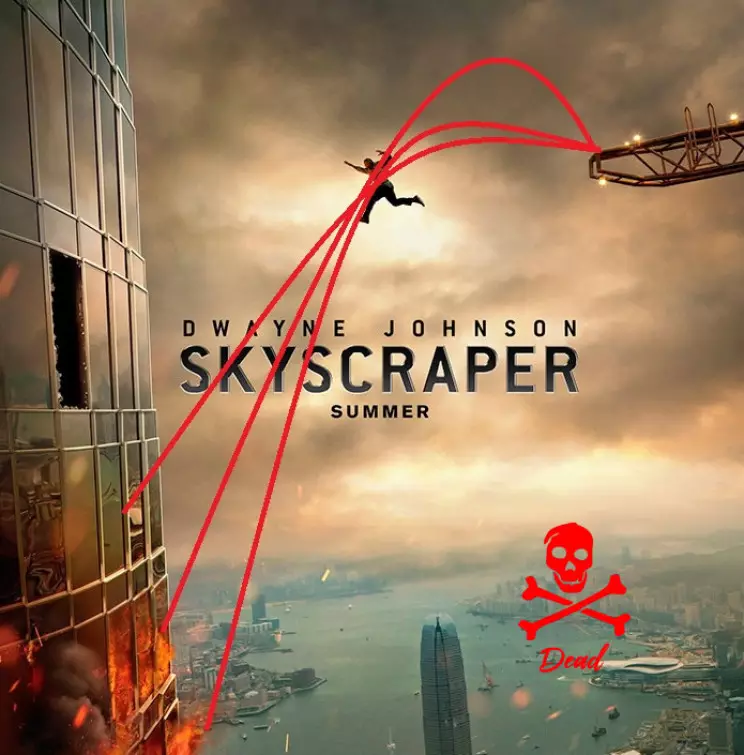 tsis yooj yim sua movie posters skyscraper