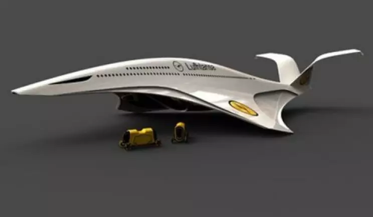 futuristiska flygplan a350h