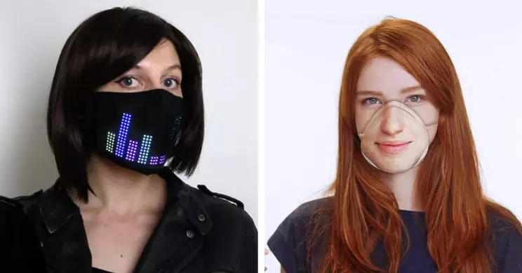 25 innovatieve voorbeelden van gezichtsmaskers en gezichtsschermen