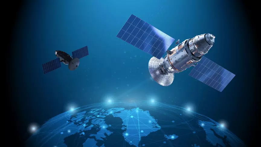 Dua satelit tentera berkomunikasi antara satu sama lain menggunakan laser