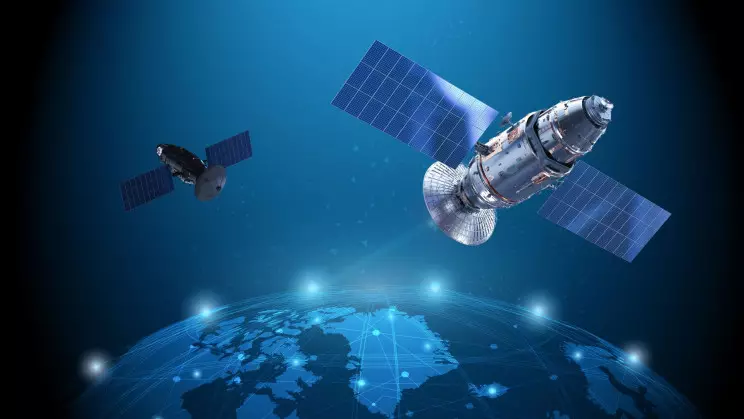 兩顆軍用衛星使用激光相互通信