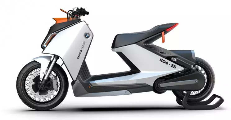 Este BMW Z-Shaped Motorrad E-Scooter Concept trae paseos de energía limpia a este siglo